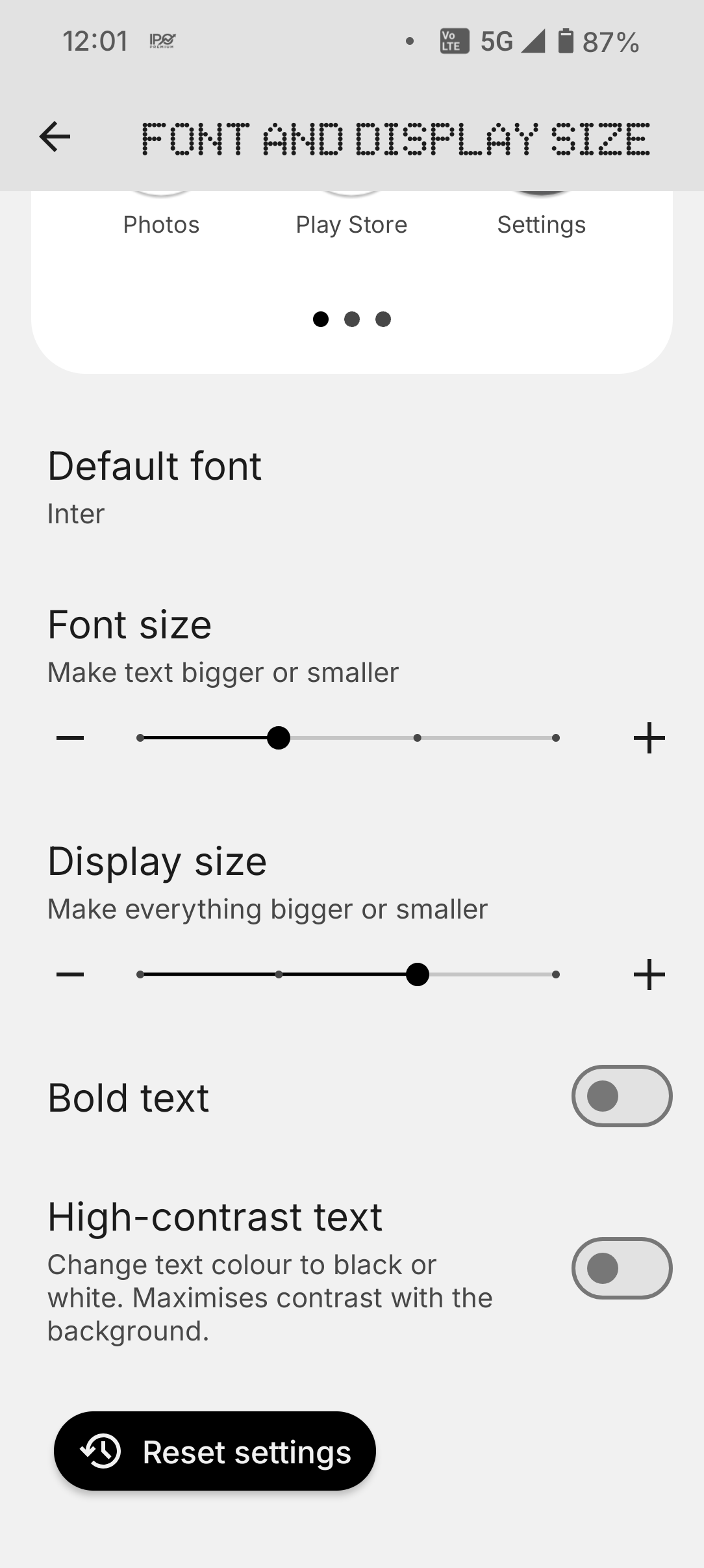 Font sizes - Nothing OS - Nothing Community